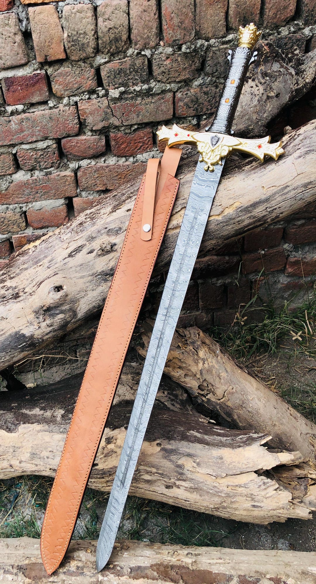 Handmade Templar Knights Scared Holy Sword, Handmade Medieval Viking ...
