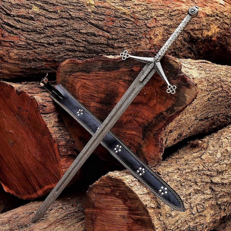 Scottish Claymore Sword, Handmade Medieval Viking Sharp Edge Best Gift ...