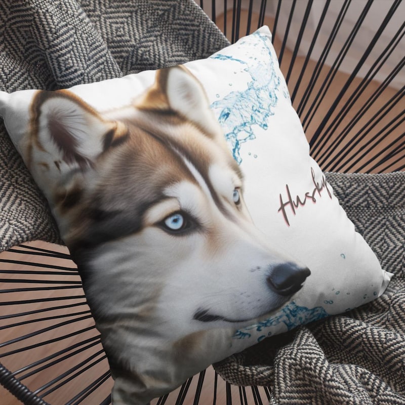 Husky Pillow - Etsy
