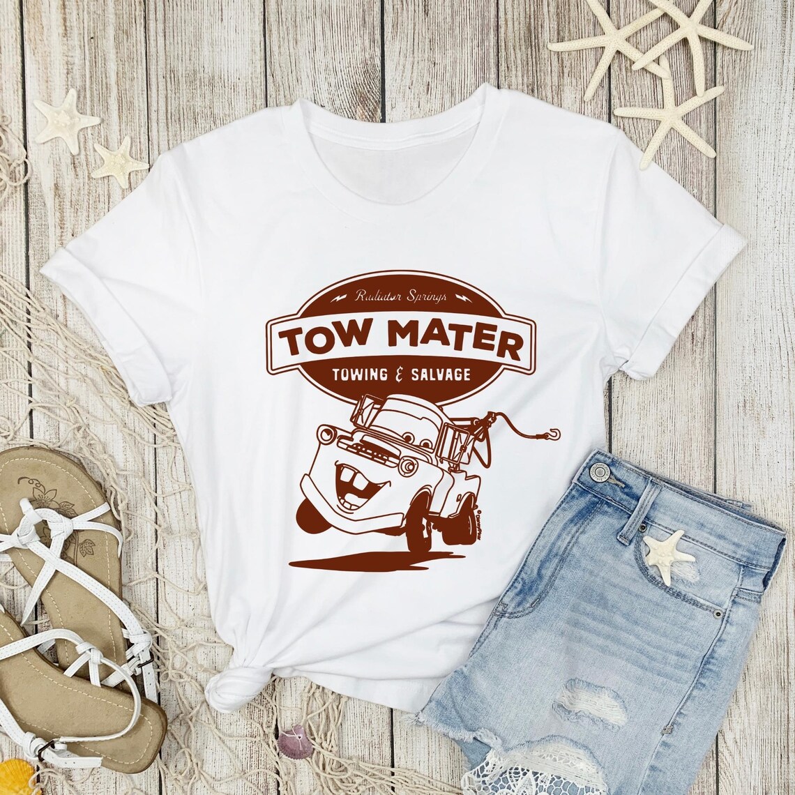 Retro Tow Mater Radiator Springs Png Svg, Tow Mater Svg, Retro Mater ...