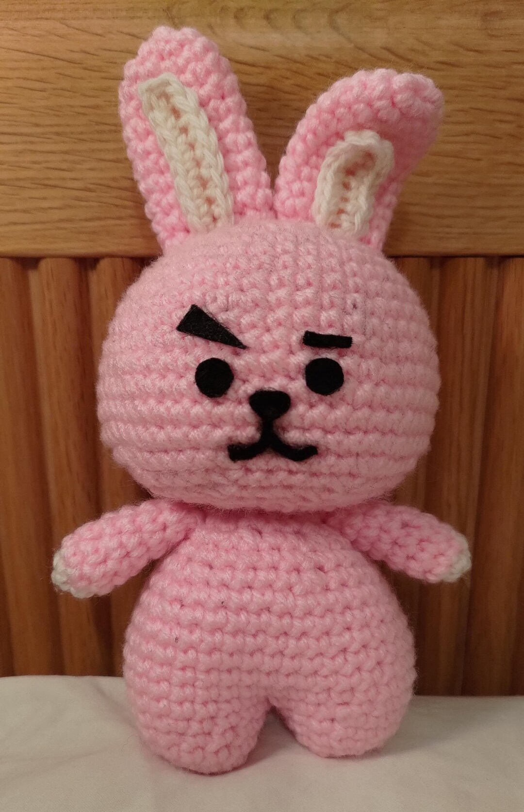 Cute Rabbit Amigurumi BT21 Cooky Plush - Etsy