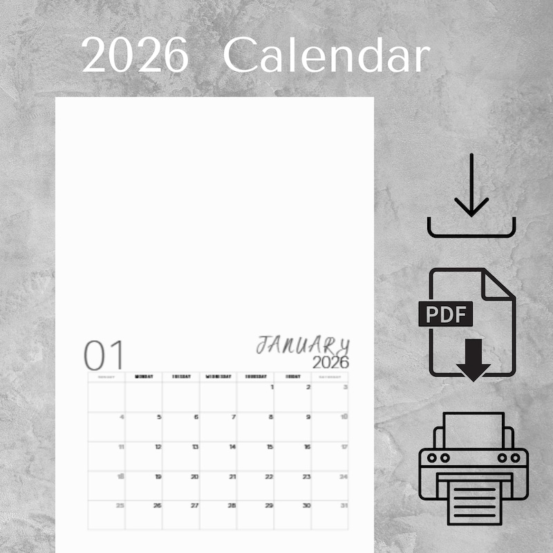 Monthly 4 by 6 Planner - Etsy