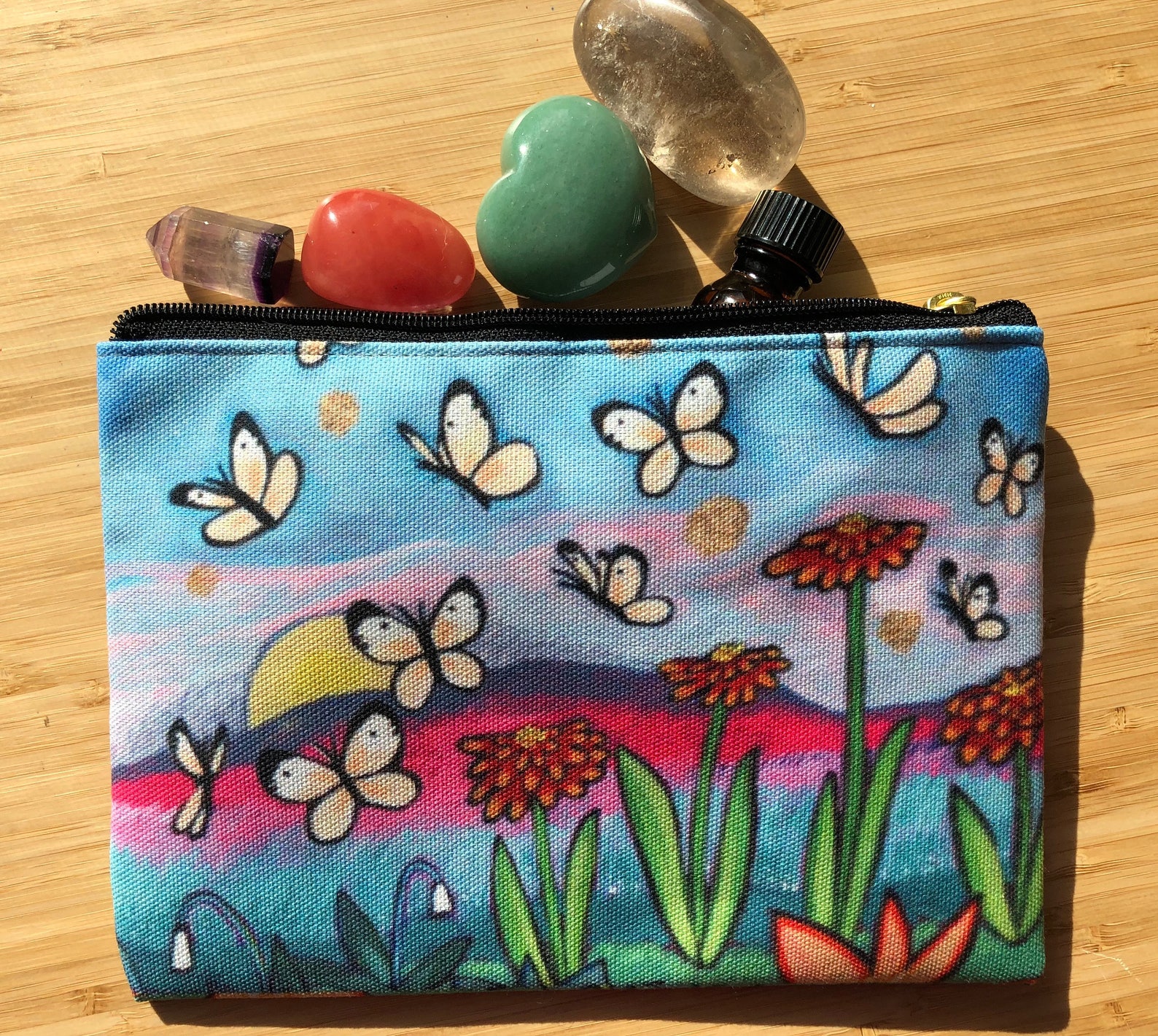 Small Accessory Pouch : Love is Rising - Etsy