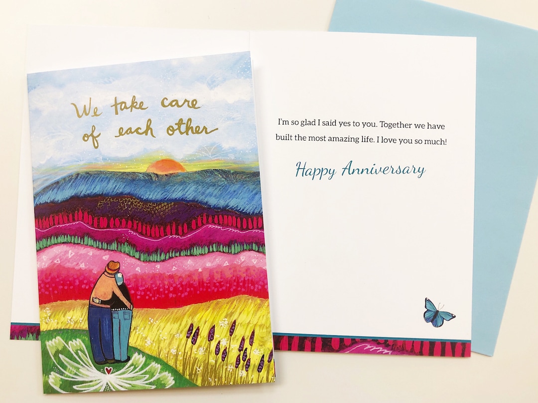 Greeting Card : Happy Anniversary - Etsy