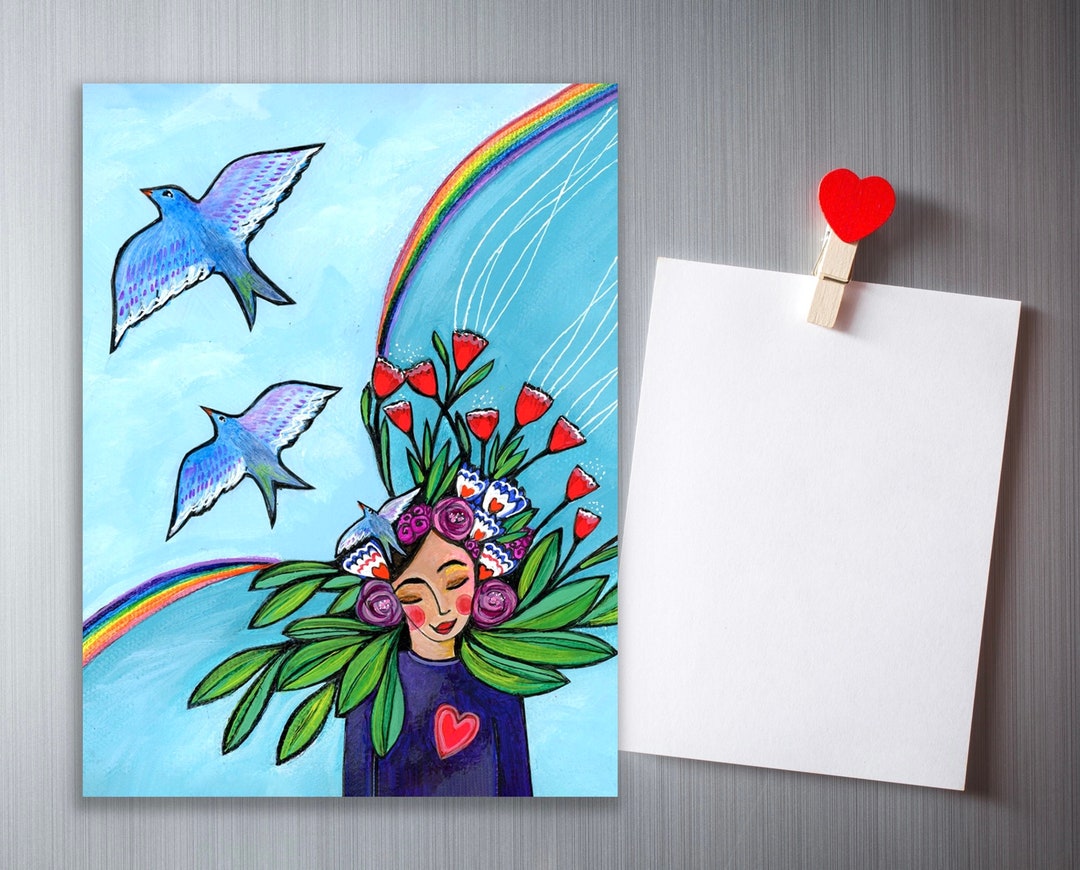 Magnet : Shooting Rainbows - Etsy