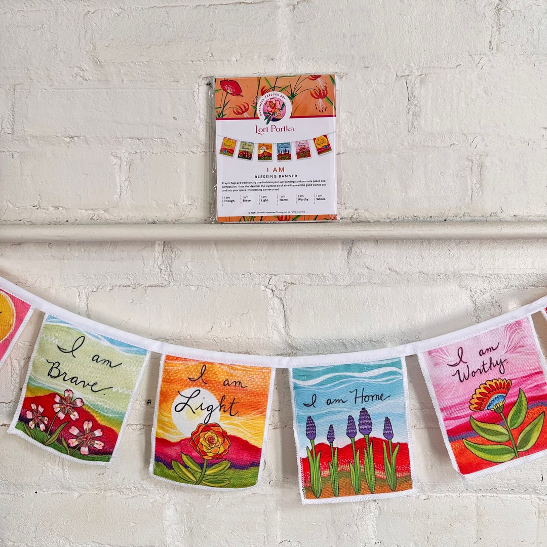 I AM : Cloth Blessing Banner - Etsy