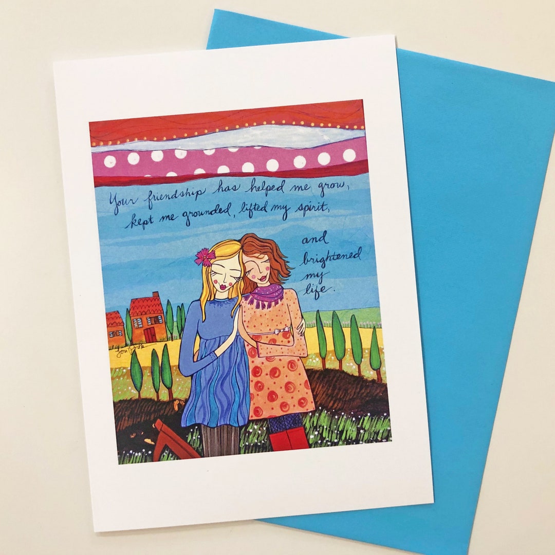 Greeting Card : Your Friendship - Etsy