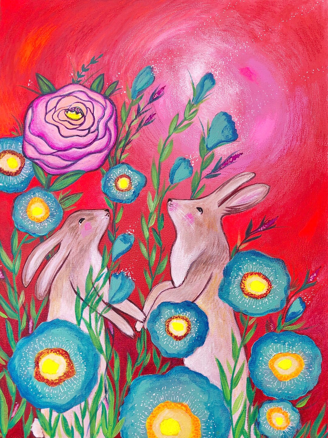 Giclée Canvas Print : Just Pause size 9 X 12 - Etsy