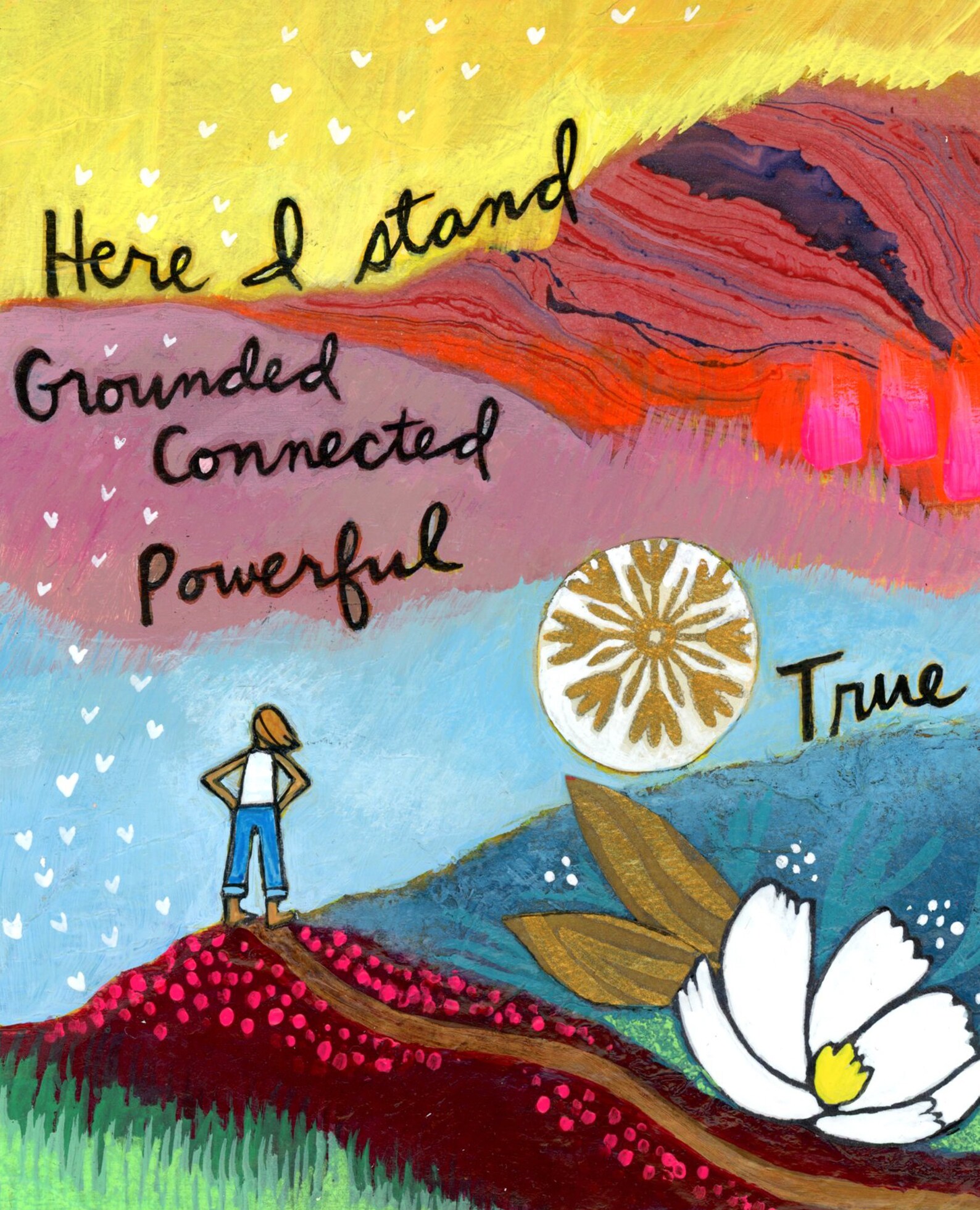 Flat Print : Here I Stand 8x10 - Etsy