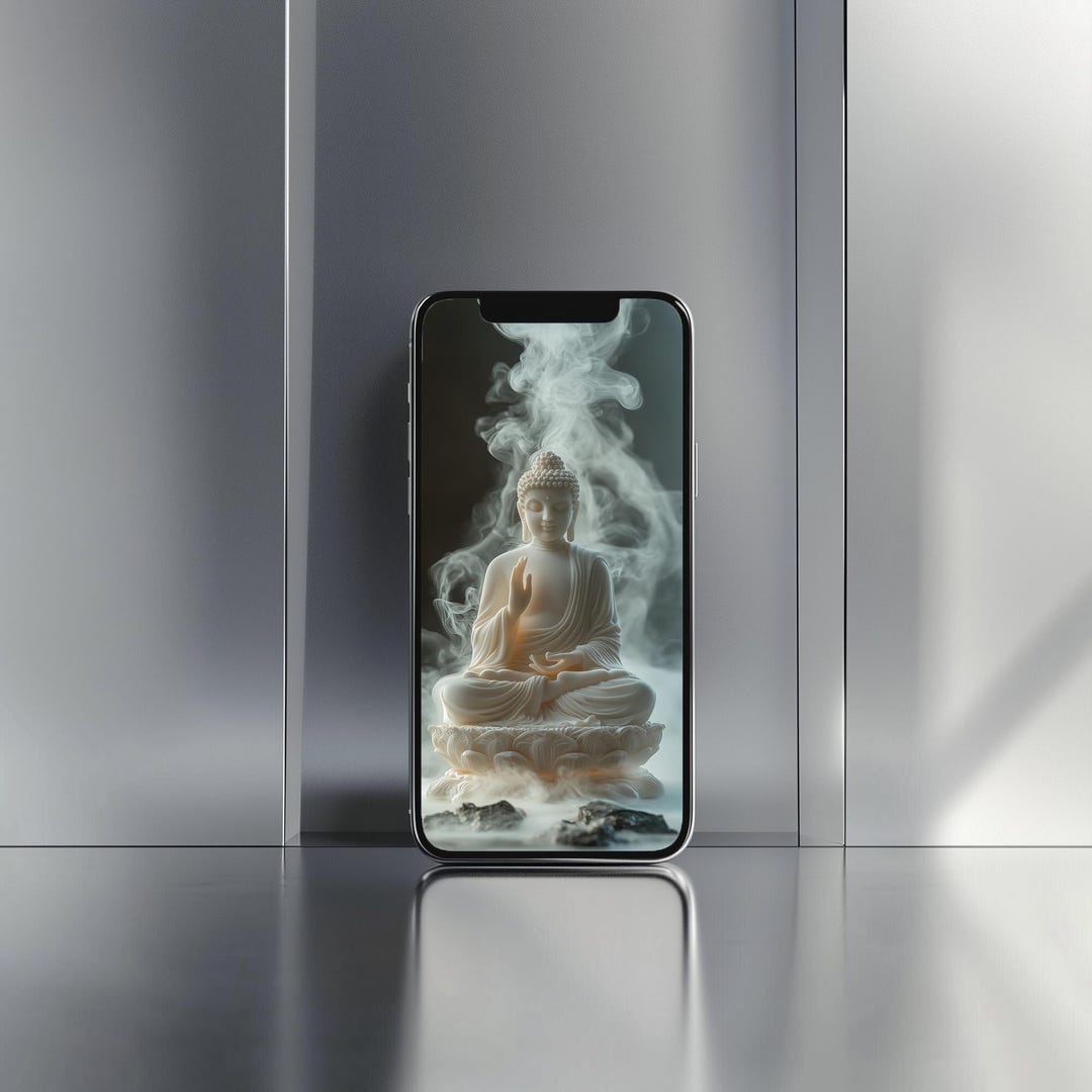 Serene Meditation/spiritual Budda Wallpaper/calming Imagery/peaceful ...