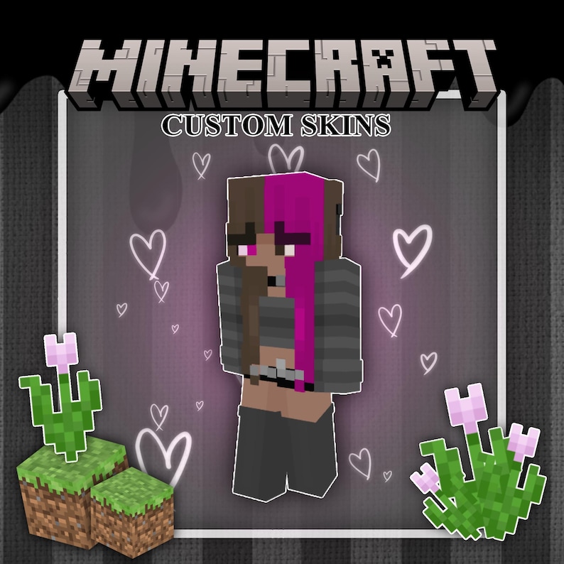 High Quality Custom Minecraft Skins! Less Than 24 Hours Day Completion ...