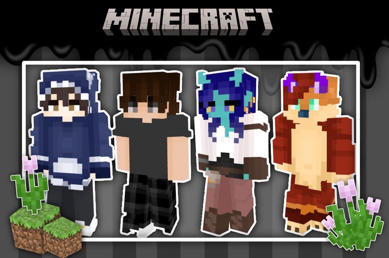 High Quality Custom Minecraft Skins! Less Than 48 Hours Day Completion ...