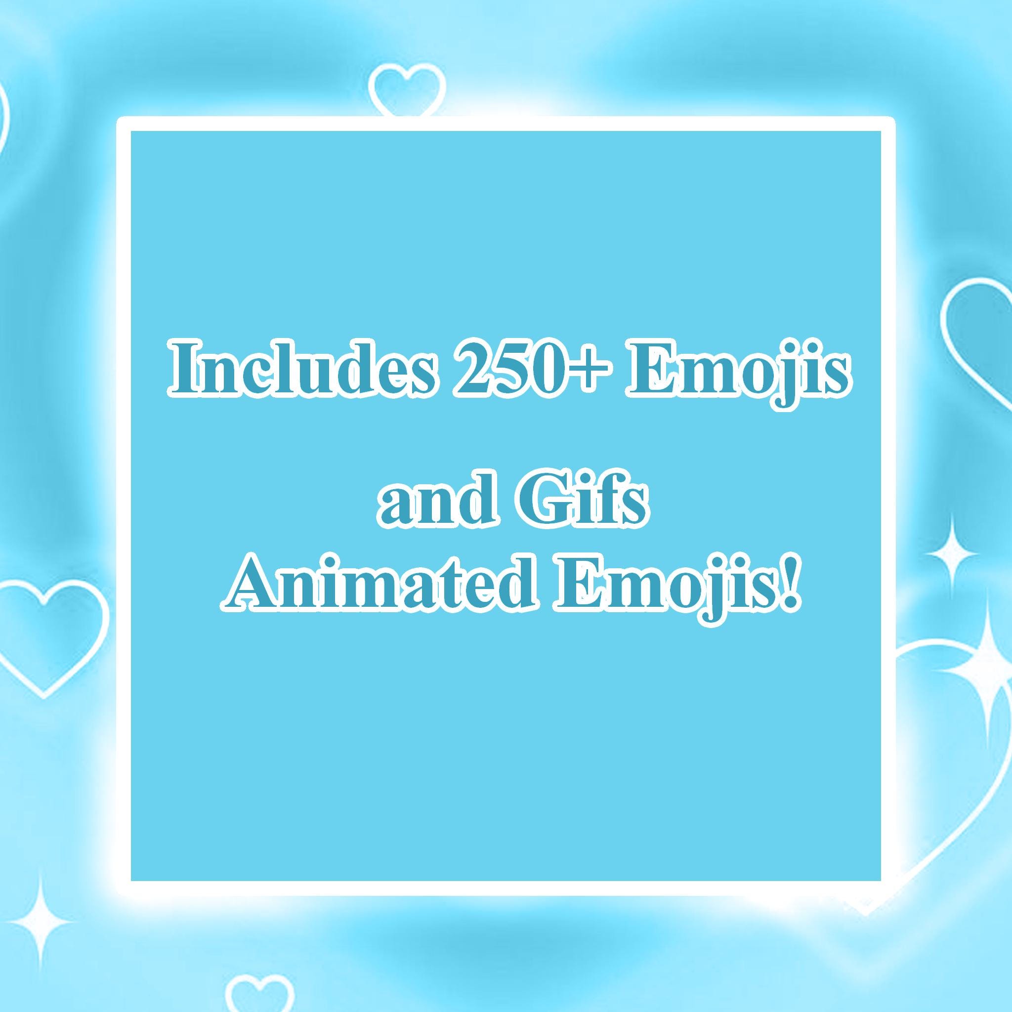 Discord Emotes W/ 250 BLUE EMOTES PACK | for Discord and Twitch | Cute ...