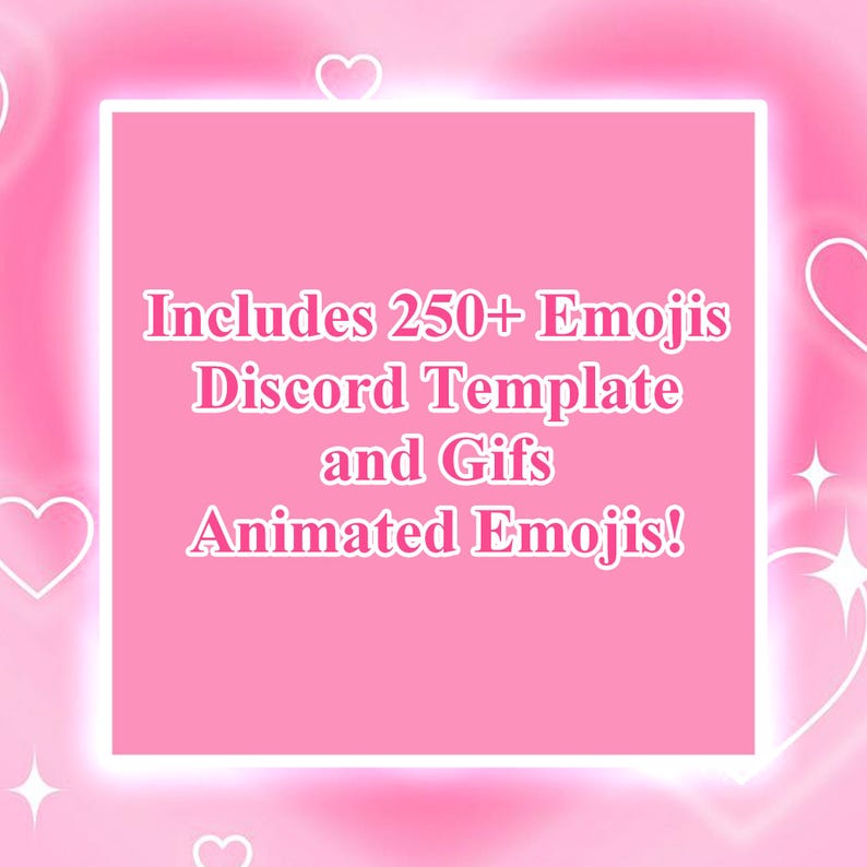 250+ Pink Kawaii Emotes Pack | Discord & Twitch - Etsy
