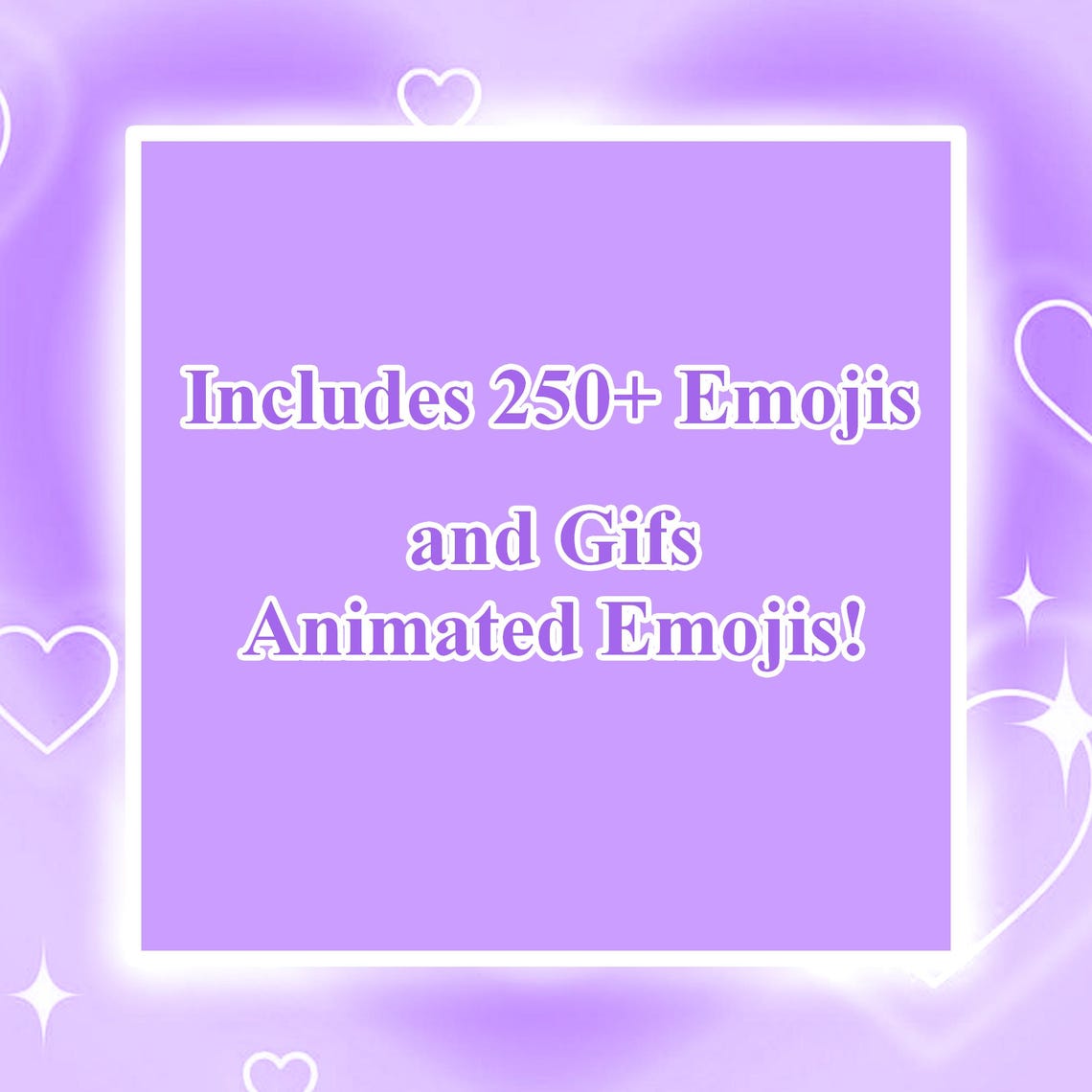 Discord Emotes W/ 250 PURPLE EMOTES PACK | for Discord and Twitch ...