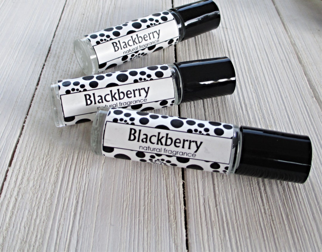 Blackberry Perfume, 1/3oz Roll On, Realistic Sweet Berry Scented Body ...