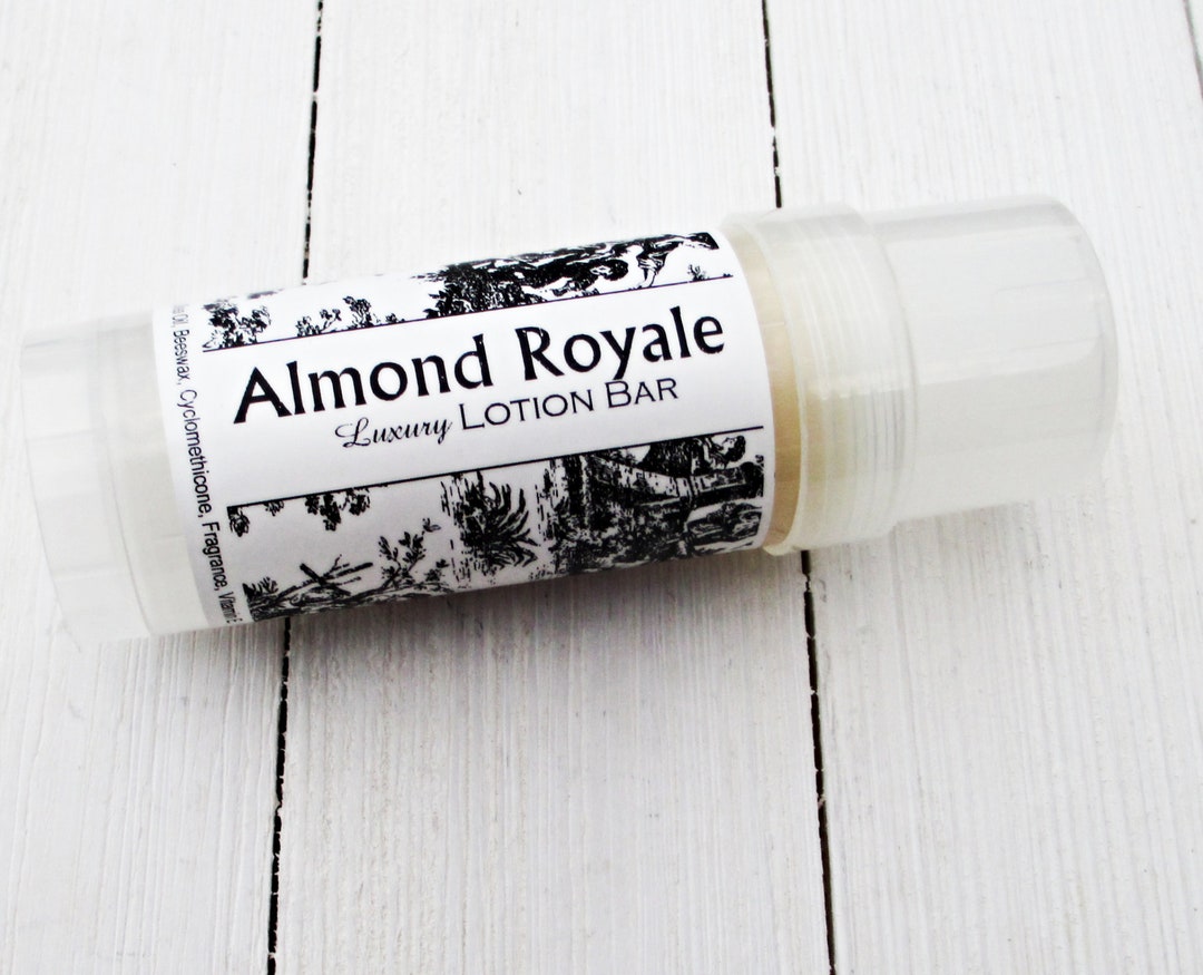 Almond Royale Lotion Bar, 2oz Twist up Tube, Shea and Cocoa Butter ...