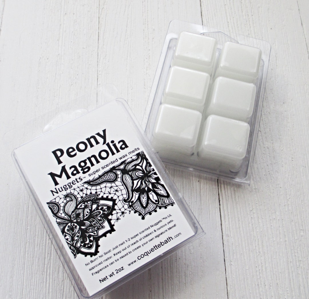 Peony Magnolia Wax Melts Nuggets Pick size strongly scented - Etsy ...
