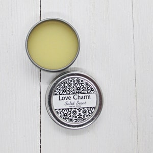 Love Charm Solid Scent, Concentrated Body Fragrance, 1/2oz Twist Lid ...