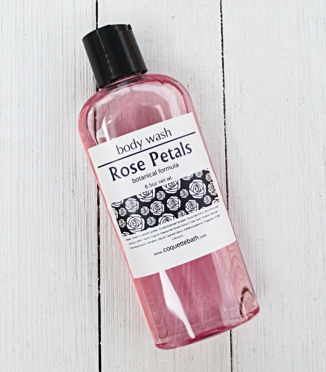 Rose Petals Body Wash, 6.5oz Size or Combo Set, Gentle Body Wash, Tea ...
