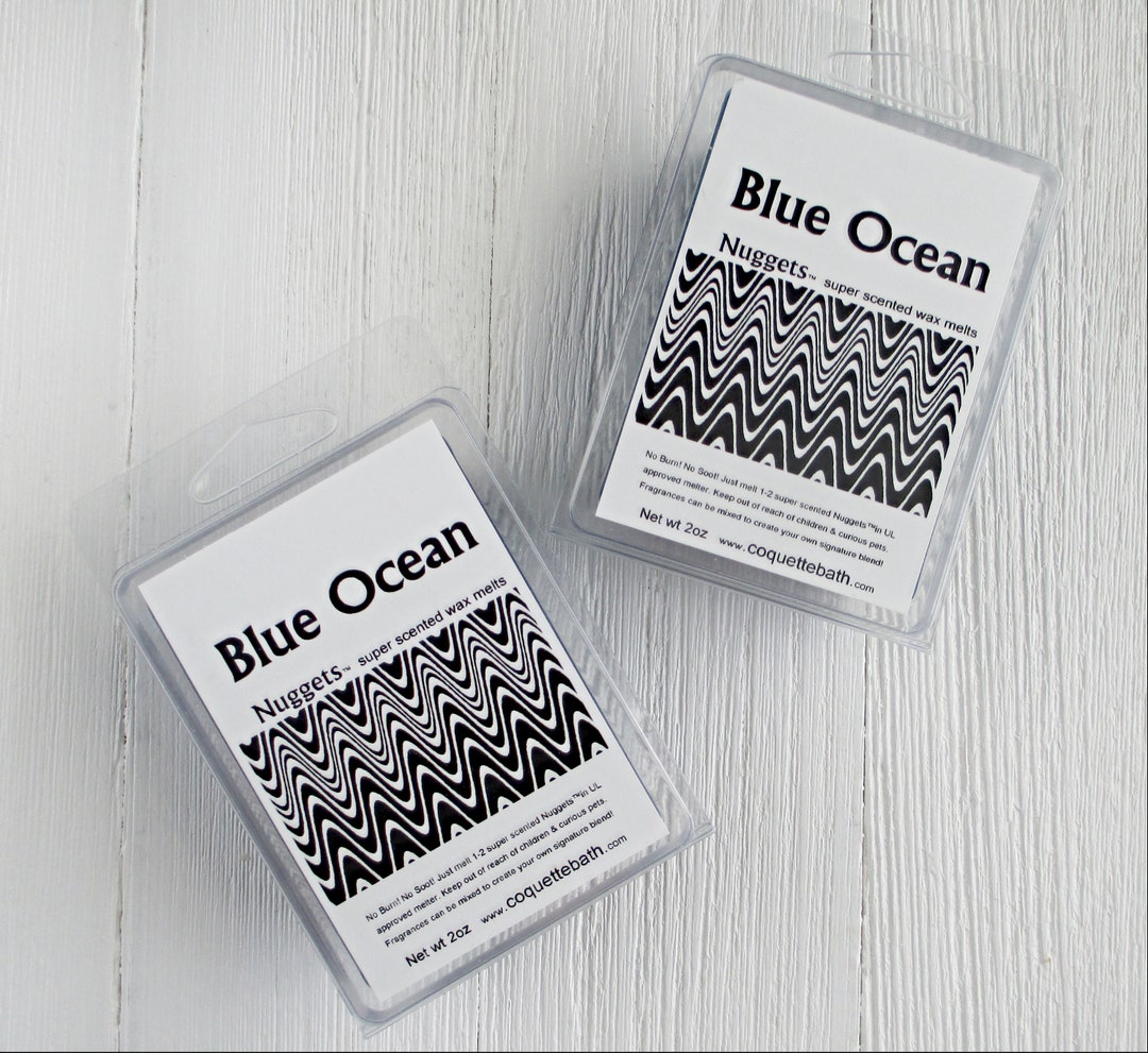 Blue Ocean Wax Melts, Choice of Size, Strong Fragrance Wax Tarts ...