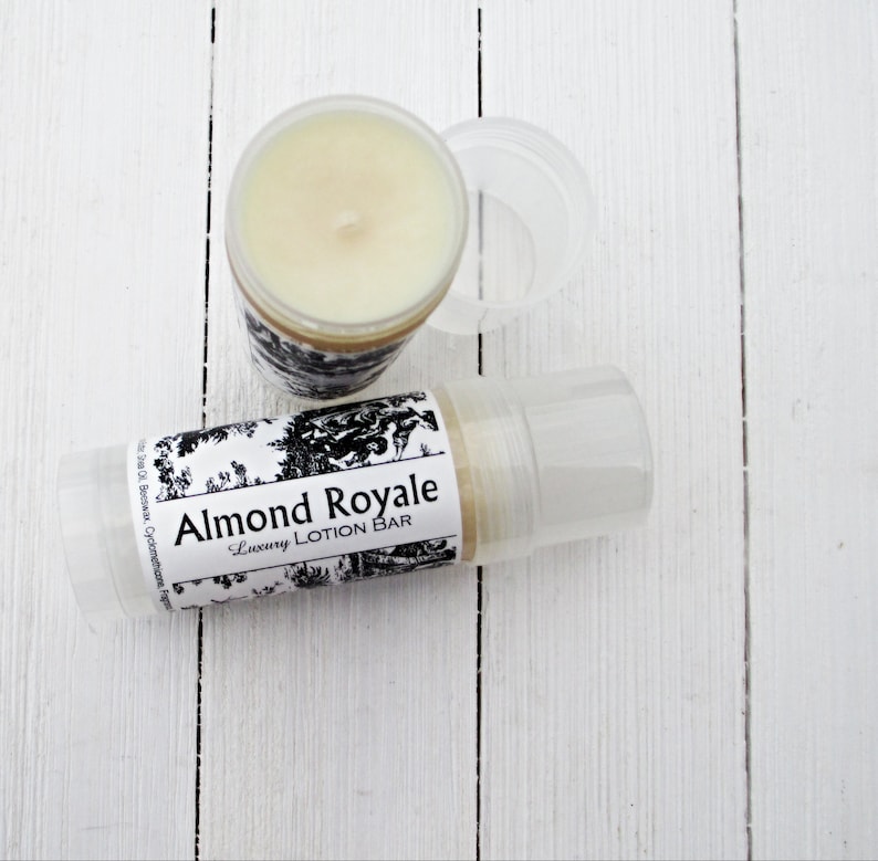 Almond Royale Lotion Bar 2oz Twist up Tube Shea and Cocoa - Etsy