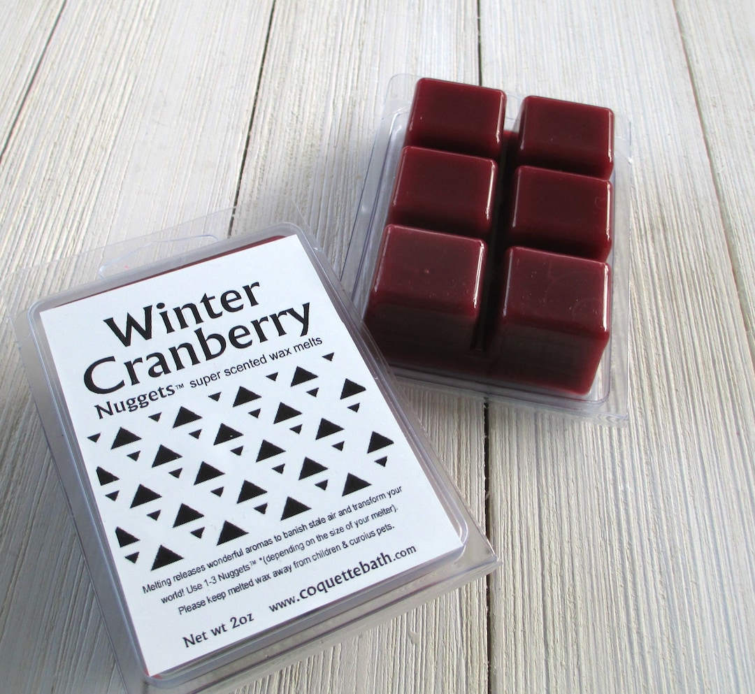 Winter Cranberry Wax Melts, Choice of Size, Traditional Wax Fragranced ...
