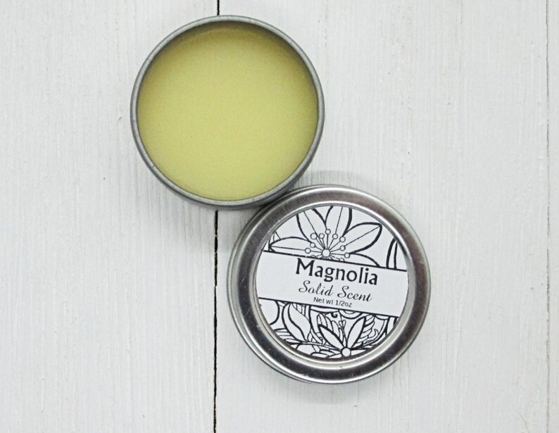 Magnolia Solid Scent Concentrated Body Fragrance 1/2oz Twist | Etsy