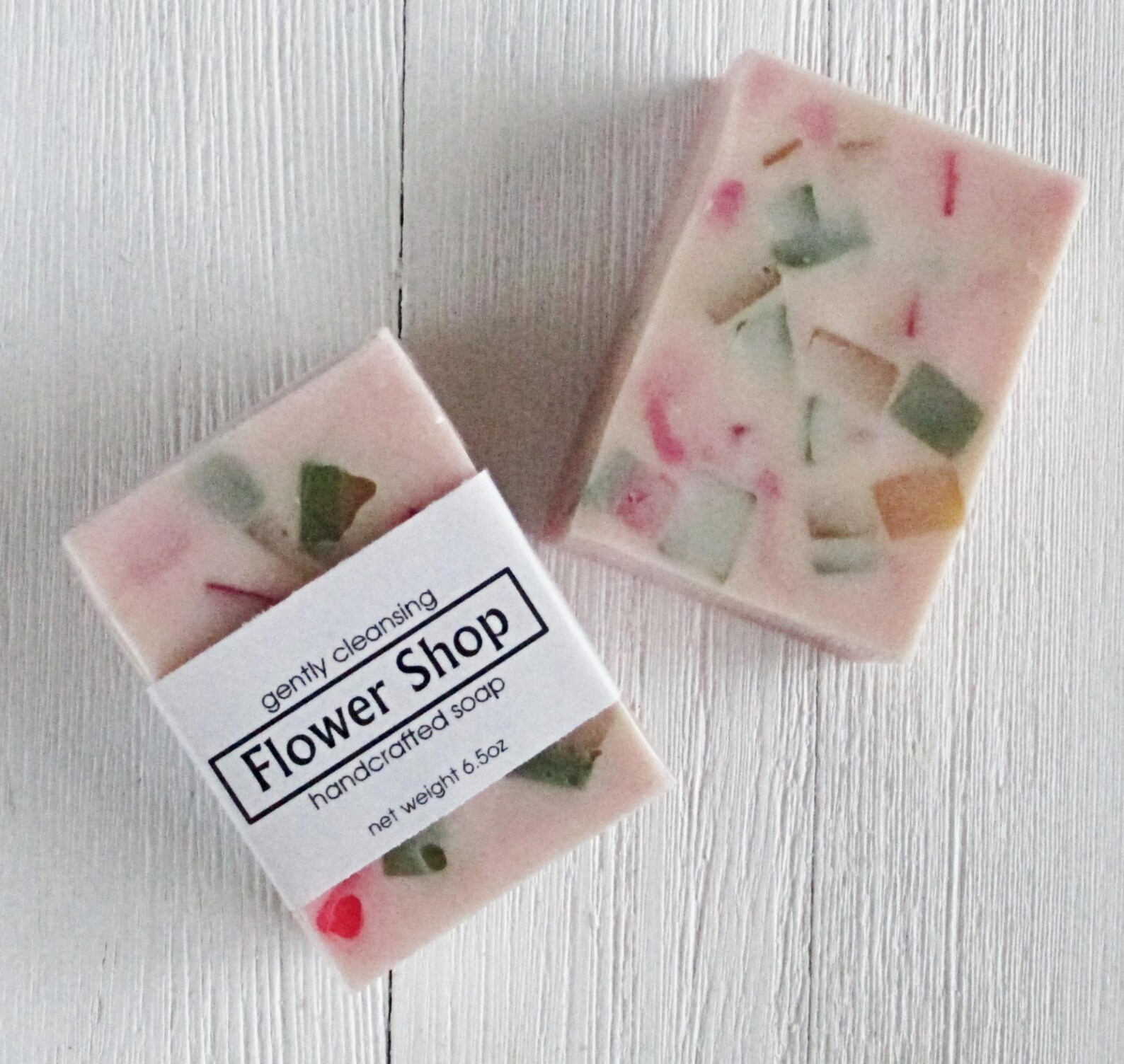 Flower Soap BIG Bar Soap, 6.5oz, Floral Blend of Rose, Jasmine ...