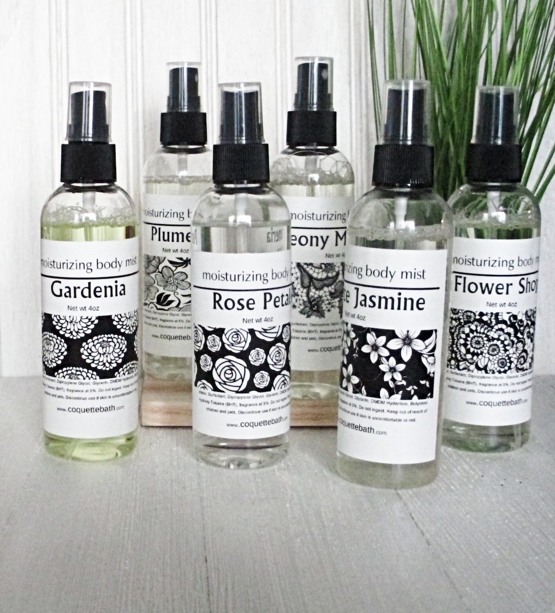 Floral Perfume Spray, 4oz, Use on Hair or Skin, Pick Your Favorite ...