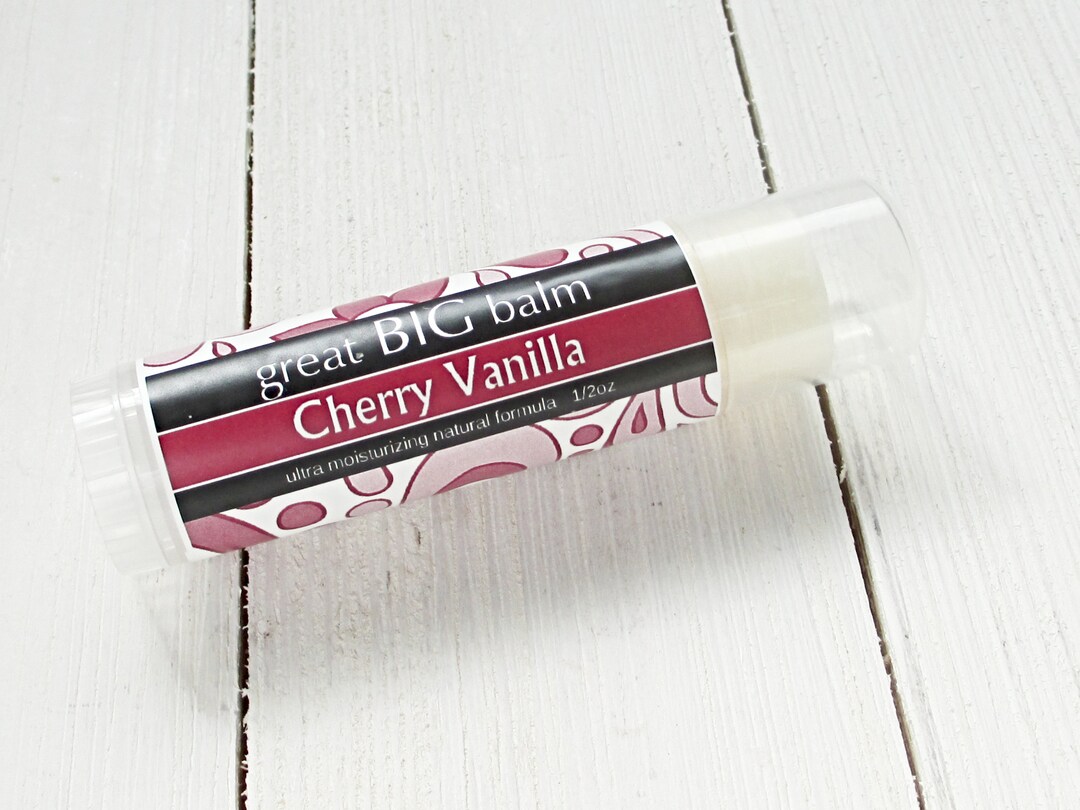 Cherry Vanilla Great BIG Lip Balm, Jumbo Balm, Giant XL Lip Stick ...