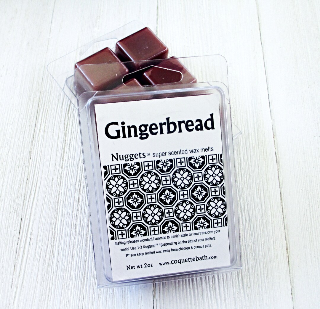 Gingerbread Wax Melts, 2oz Package, Warm Spicy Fall Fragrance ...