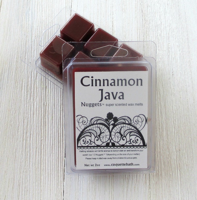 Cinnamon Java Wax Melts Nuggets Strongly Scented Traditional - Etsy