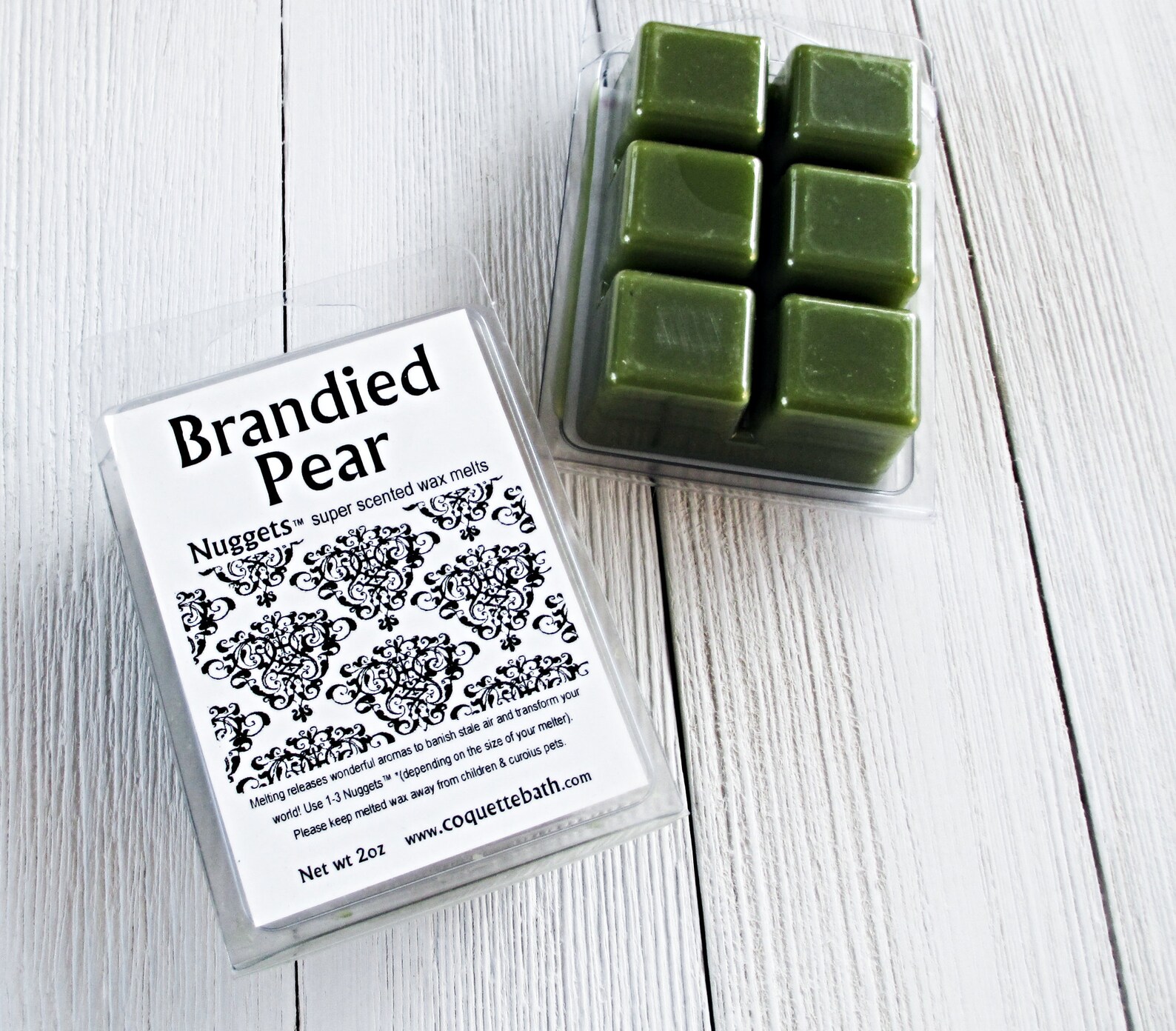 Brandied Pear Wax Melts, Choice of Size, Sweet Fruit Scented Wax Melts ...