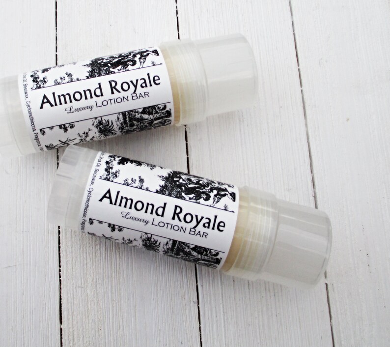 Almond Royale Lotion Bar 2oz Twist up Tube Shea and Cocoa - Etsy