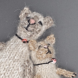 Tiny Cat Knitting Pattern – Small Knit Cat Toy PDF – Miniature Animal ...