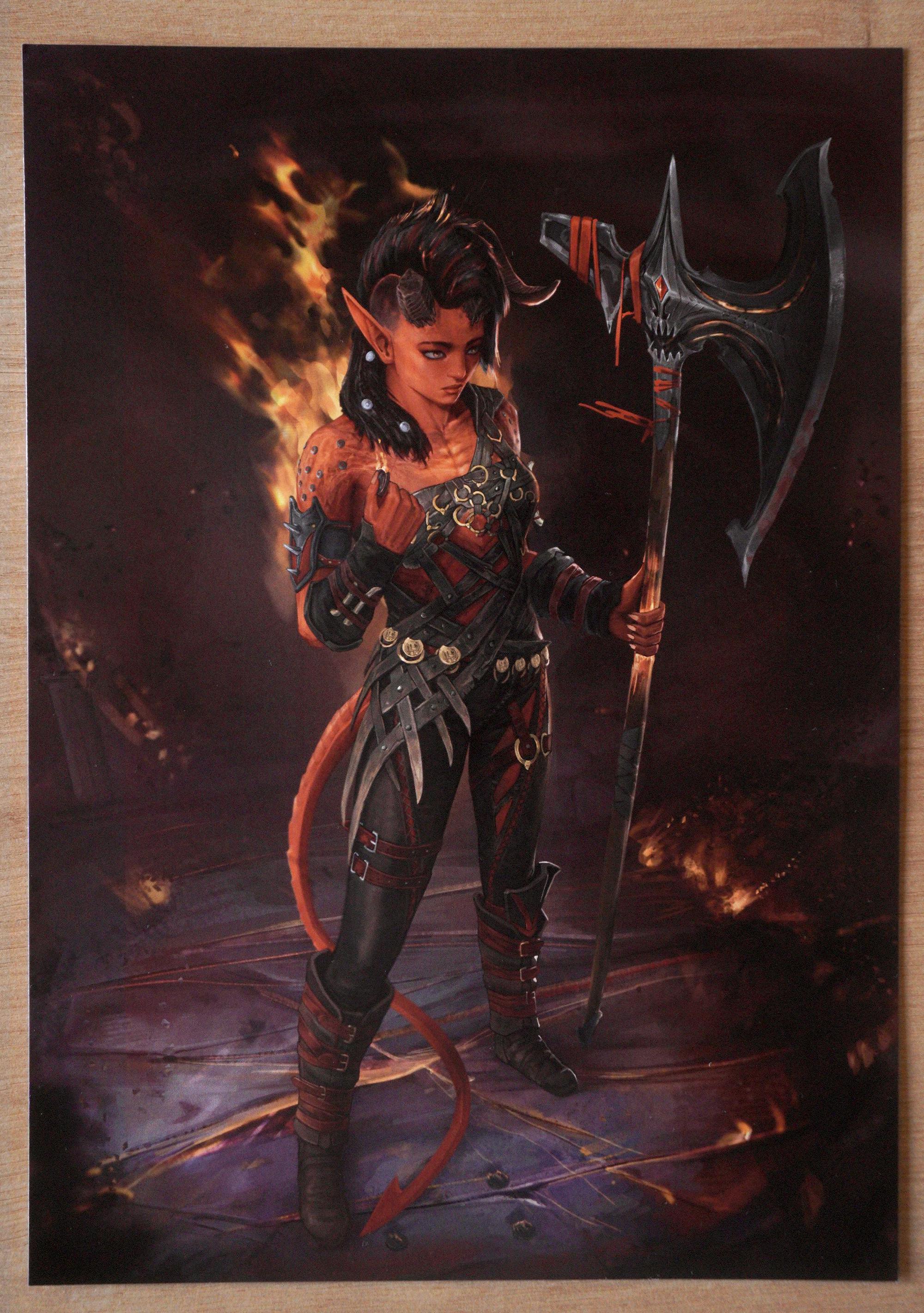 Karlach Baldur's Gate 3 Fan Art Poster - Etsy