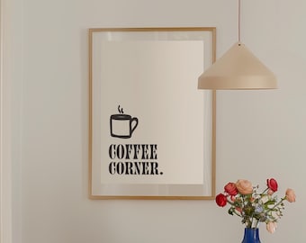 Coffee Corner Poster Print - Etsy