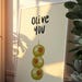 Olive You - Poster Print - Etsy