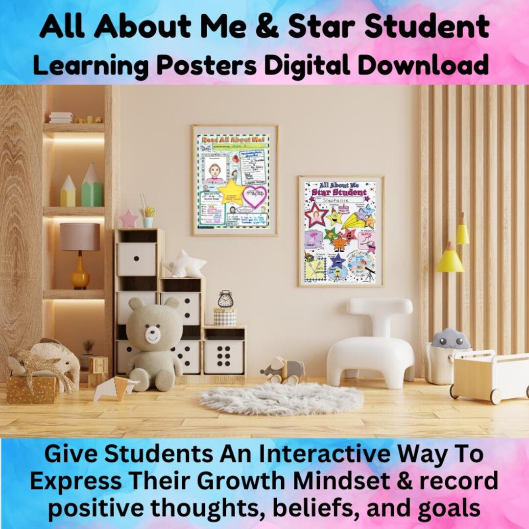 Kids Positive Learning Tool, UNLIMITED Download,read All About Me&star ...
