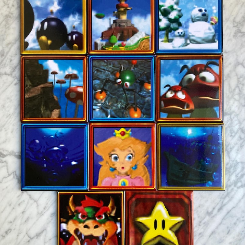 Super Mario Magnets - Etsy