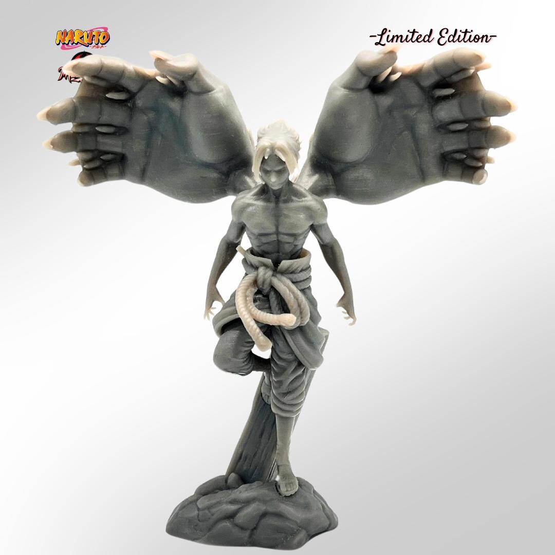 Sasuke Uchiha With Curse Mark Miniature | 1:24 Resin Miniature | Anime ...