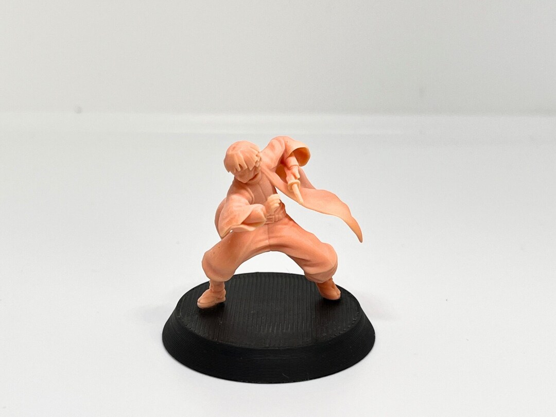 Zenitsu Miniature | Kimetsu No Yaiba Miniatures | Anime Miniatures - Etsy