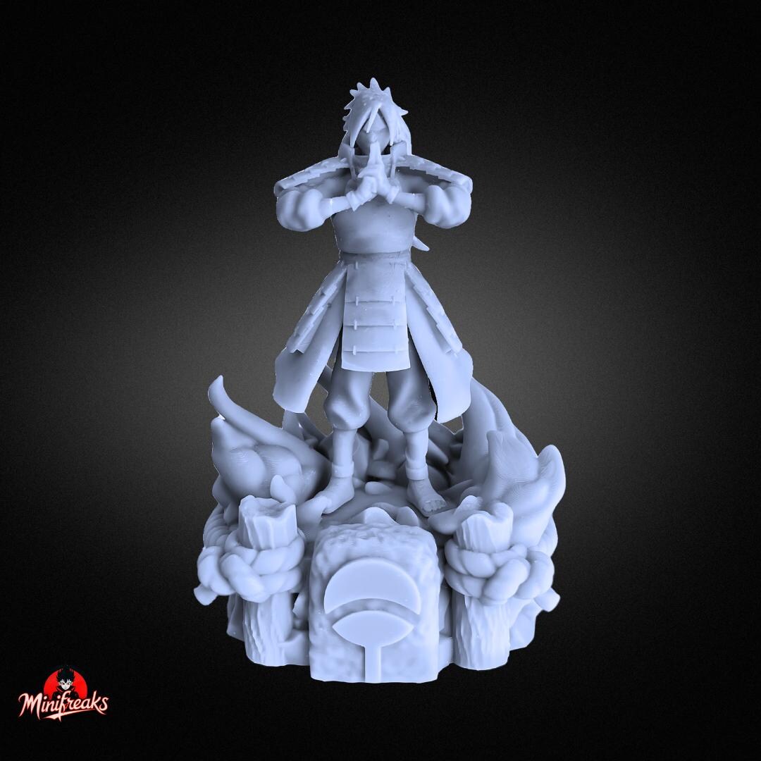 Madara Uchiha Miniature | 1:24 Resin Miniature | Anime Miniatures - Etsy