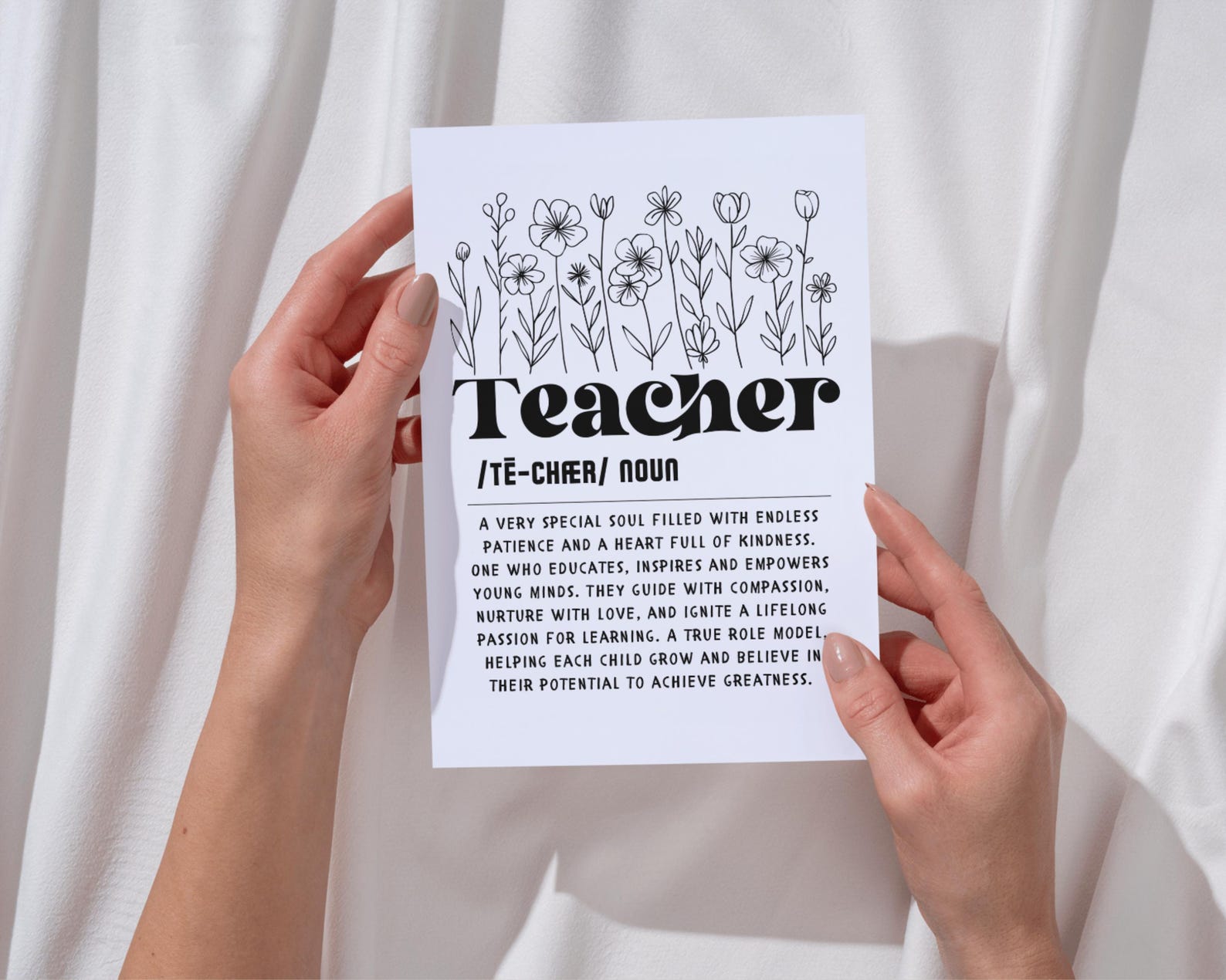 Teacher Appreciation Gift | Digital Download Printable | Teacher ...
