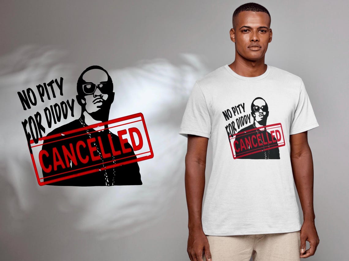 P Diddy SVG and PNG Puff Daddy No Pity for Diddy Diddy Cancelled ...