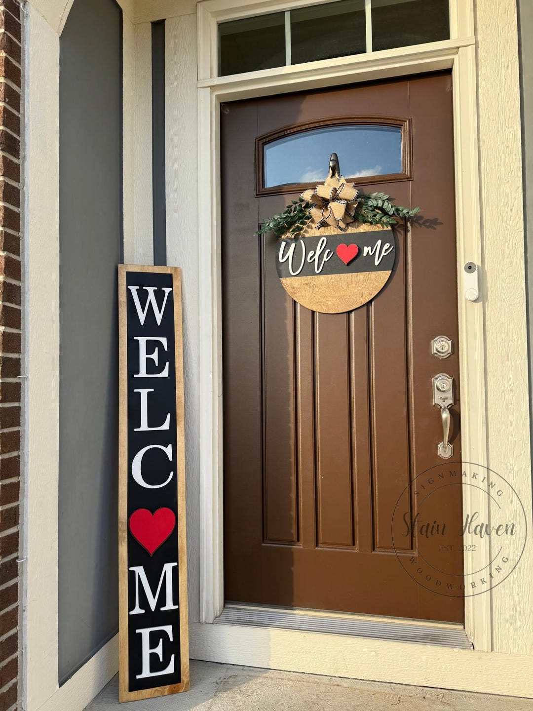 Interchangeable Porch Sign With Interchangeable Pieces, Interchangeable ...