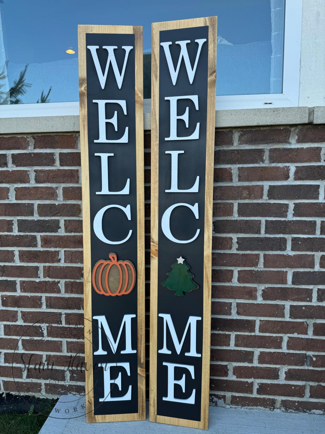 Interchangeable Porch Sign With Interchangeable Pieces, Interchangeable ...
