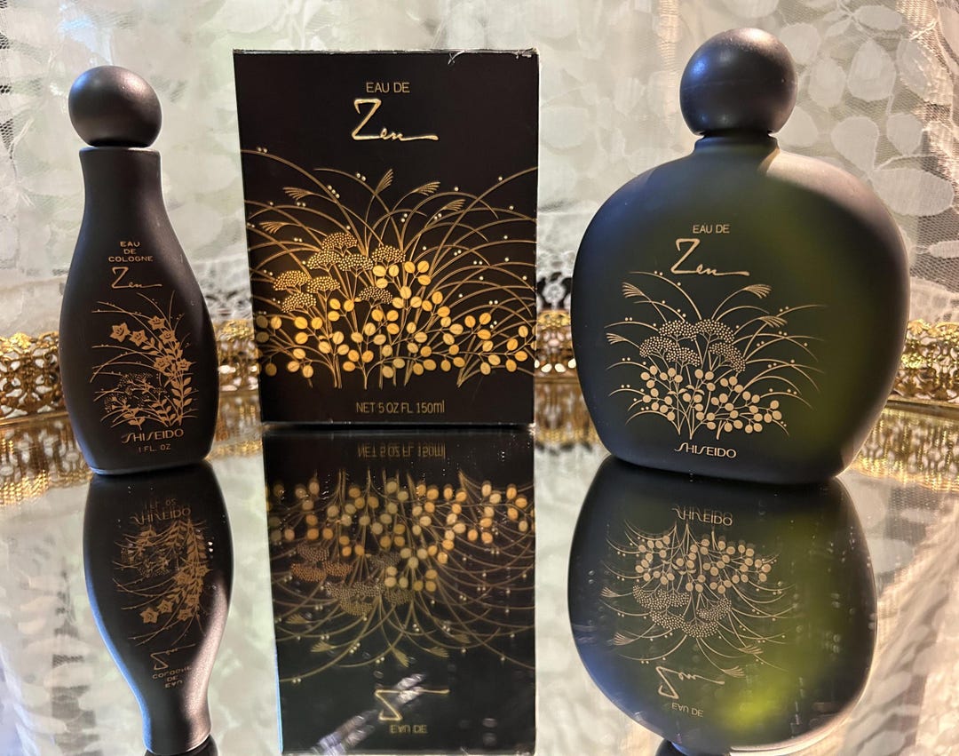 Vintage Zen Eau De Cologne Display Bottles by Shiseido | Set of 2 ...