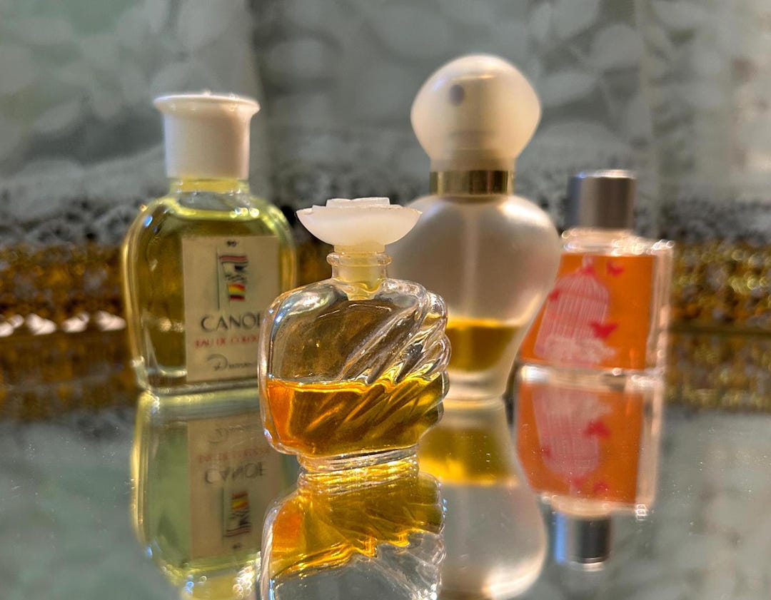 Vintage Miniature Perfume Set | Collectible Bottles | Moments Priscilla ...